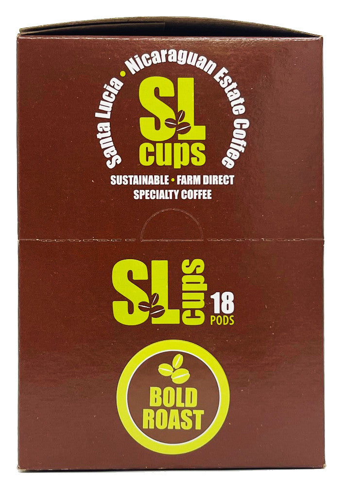 SL Cups Bold Roast 1 Pack - Santa Lucia Coffee